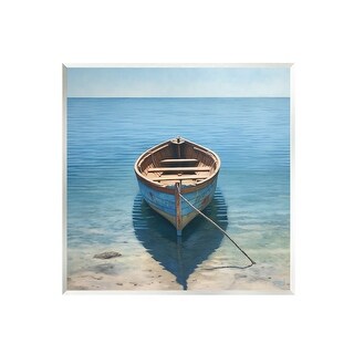 Stupell Rowboat on Calm Shore Wall Plaque Art Design by RB - Bed Bath ...