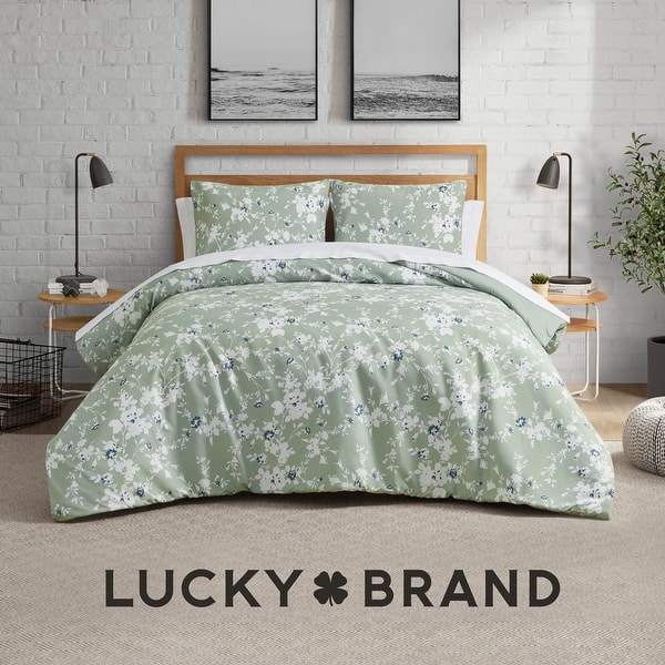 light green pattern comforter