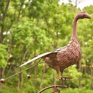 Metal Rocking Goose Stake- Henrietta - Bed Bath & Beyond - 32635573