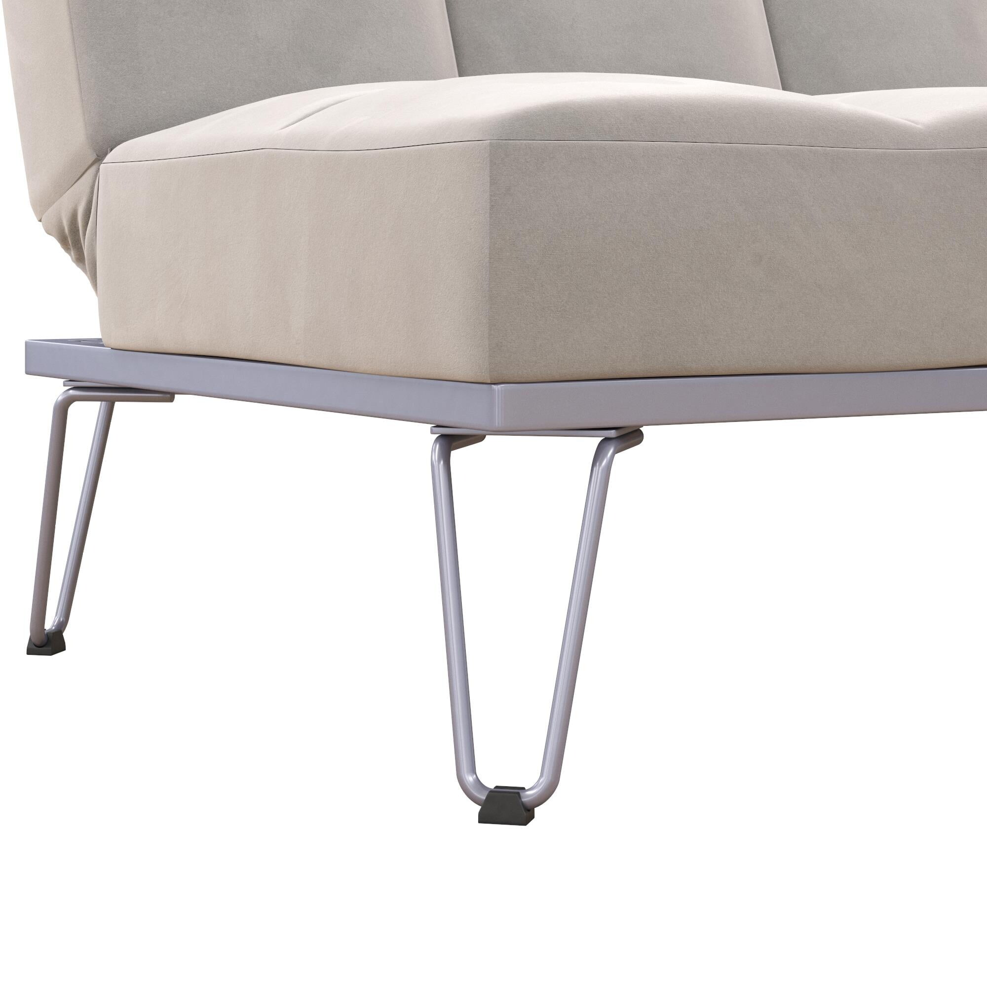 Ollie Futon Gray Velvet Bed Bath Beyond 37997758