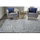 Oliena Modern Minimalist Rug, Misty Blue/Spa Blue, Area Rug - Bed Bath ...