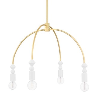 Mitzi Flora 4 Light Chandelier - Bed Bath & Beyond - 36758707