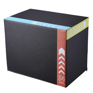 3 in 1 Plyometric Jump Box, Platform & Jumping Agility Box, Anti-Slip ...