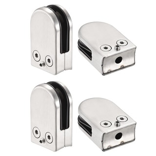 Glass Clamp 4pcs for 10-12mm Thick 65x43mm Stainless Steel Glass Clip ...