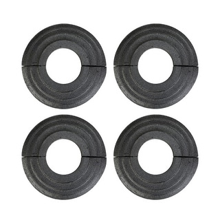 Black Radiator Flanges Aluminum Escutcheon Ring Plate Easy Snap On ...