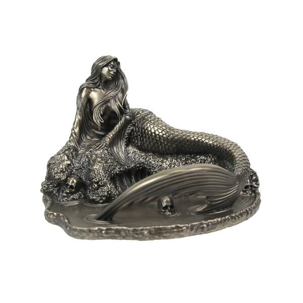 Anne Stokes "Siren's Lament" Metallic Bronze Finished Mermaid Statue ...