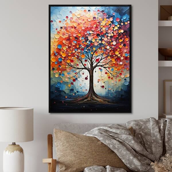 colourful tree art
