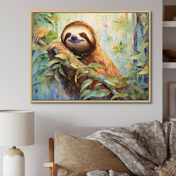 sloth art print