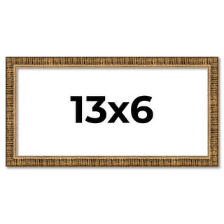 13x6 Frame Gold Picture Frame - Complete Modern Photo Frame Includes ...