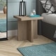 Elna 22" Wide Rectangular Side Table - 22" Wide - Bed Bath & Beyond ...