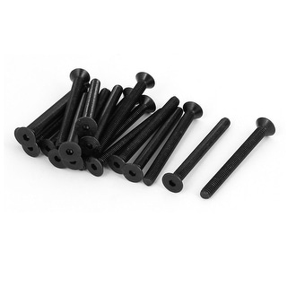 M5 x 50mm Fully Thread Flat Head Hexagon Socket Countersunk Scews Bolts ...