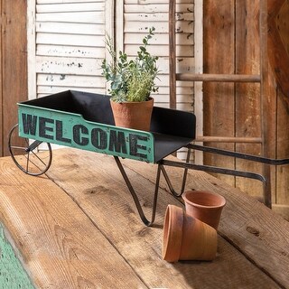 Welcome Wheelbarrow - Green - Bed Bath & Beyond - 32546384