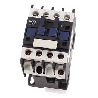 AC 380V Coil AC Contactor 12A 3 Phase NO Auxiliary Contact CJX2-1210 ...