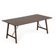 Modrest Oritz Prospect Mid-Century Modern Walnut Dining Set - Bed Bath ...