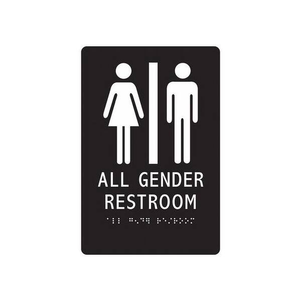 Condor Braille Facility Sign,9x6in,Acrylic 483U12 - 1 Each - Bed Bath ...