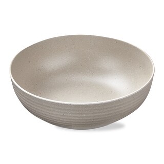 Cream Brooklyn Melamine Plastic Dinning Serving Bowl Dishwasher Safe ...