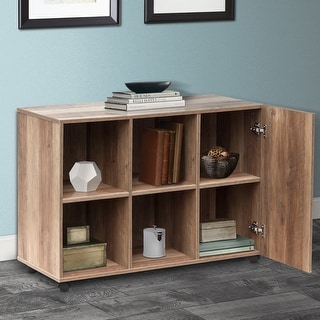 6 Cube Bookcase with Door - Bed Bath & Beyond - 31585465