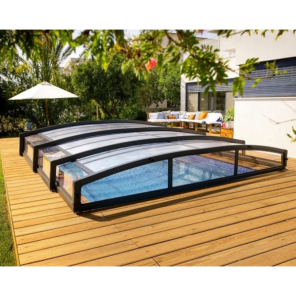 Majorca 15 ft. Retractable Aluminum in Ground Rectangular Safety ...