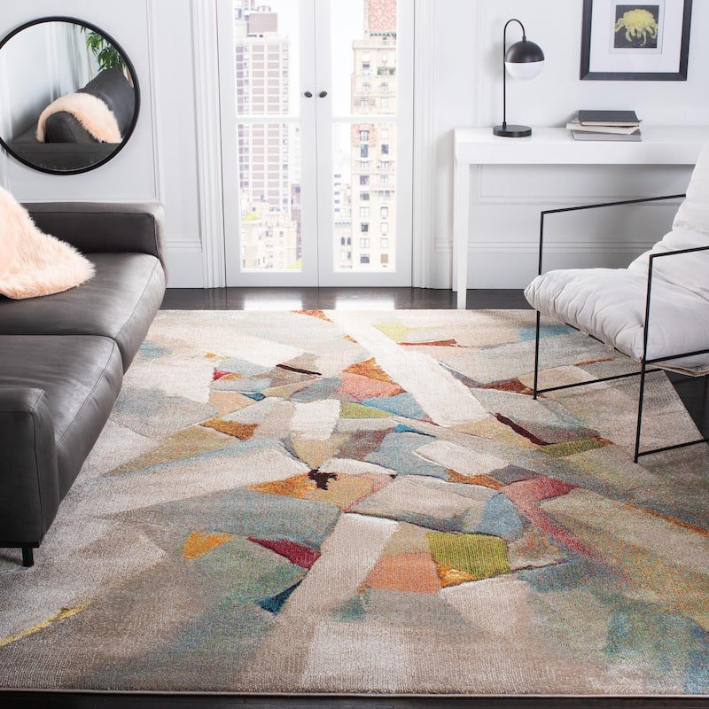 SAFAVIEH Porcello Akina Mid-Century Modern Abstract Rug - Overstock ...