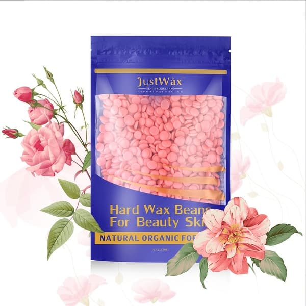 Red Hard Wax Beans Hair Removal Painless for Women Men - 250g - Bed ...