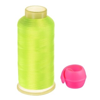 Polyester Embroidery Thread Thread Spools Savers Kit, Fluorescent Green ...