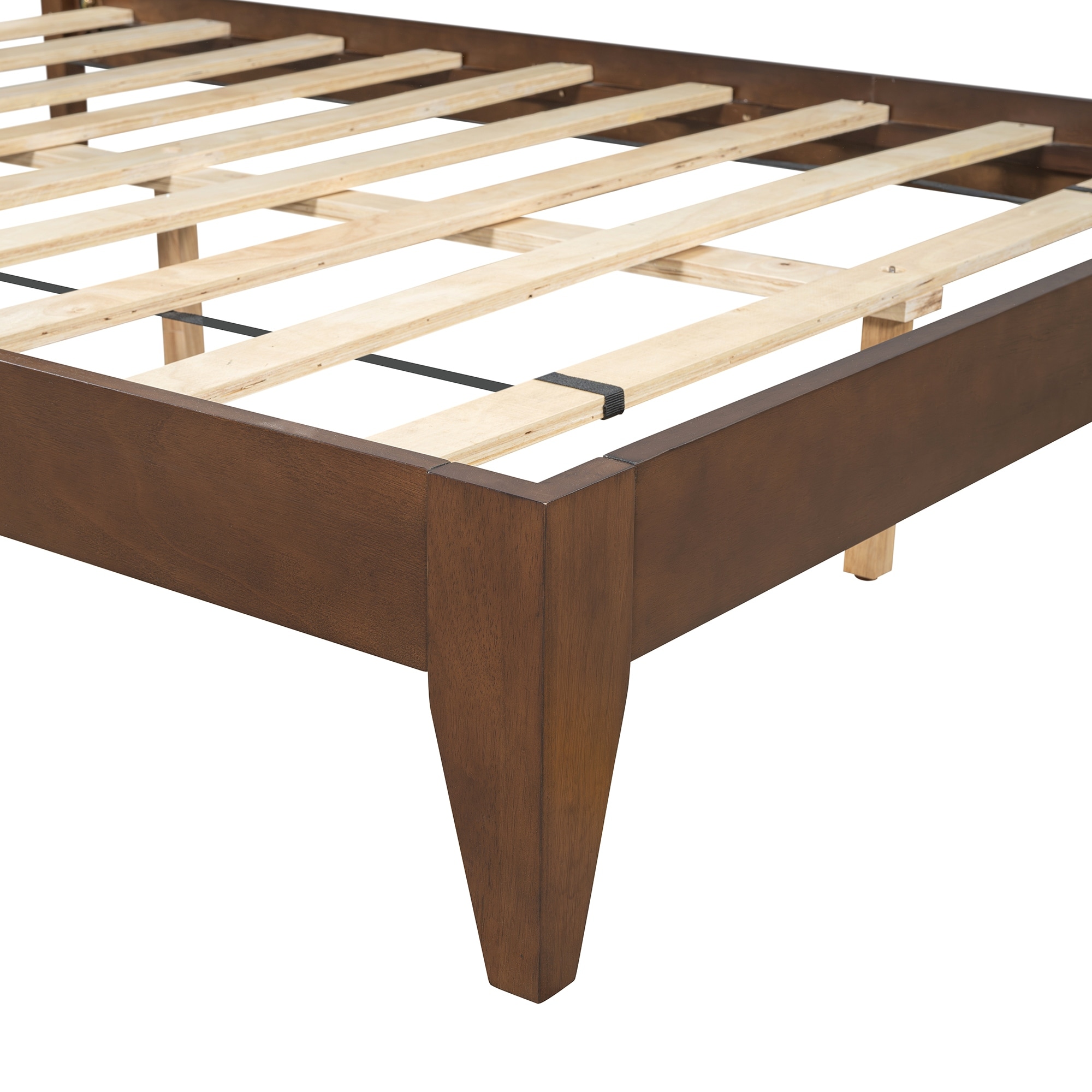 elevated platform bed queen