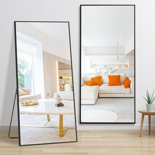 71x32 Inch Full Length Mirror, Modern Design Standing Floor Mirror ...
