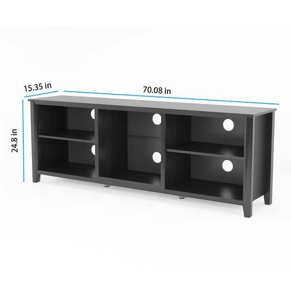 Tradition Black TV Stand - Bed Bath & Beyond - 37703733