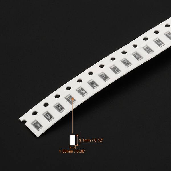 100 Pcs 1206 Chip Resistor 220K Ohm 1/4W Surface Mount Device Resistor ...