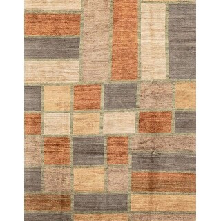 Ahgly Company Machine Washable Abstract Chocolate Brown Area Rugs - Bed ...