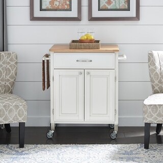 Dolly Madison Off-White Kitchen Cart by homestyles - Bed Bath & Beyond ...