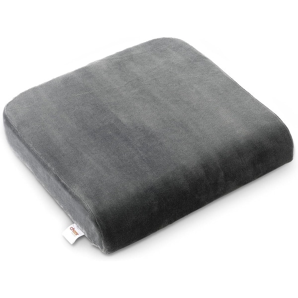 Cheer Collection Ultra Supportive Memory Foam Extra-Large Seat Cushion ...