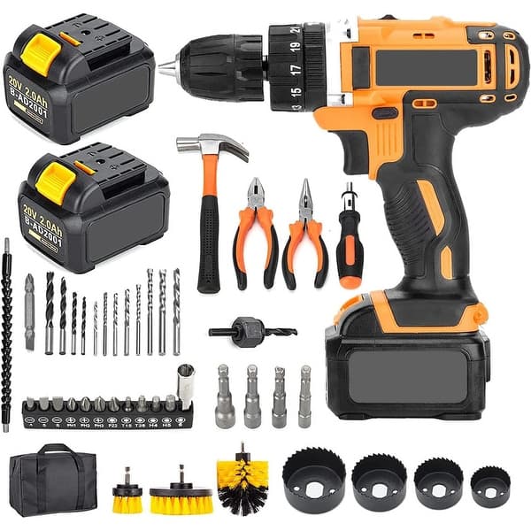Cordless Electric Power Drill Kit - Bed Bath & Beyond - 37992411