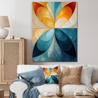 Designart "Contemplating Divinity Circular Harmony I" Modern Geometric ...