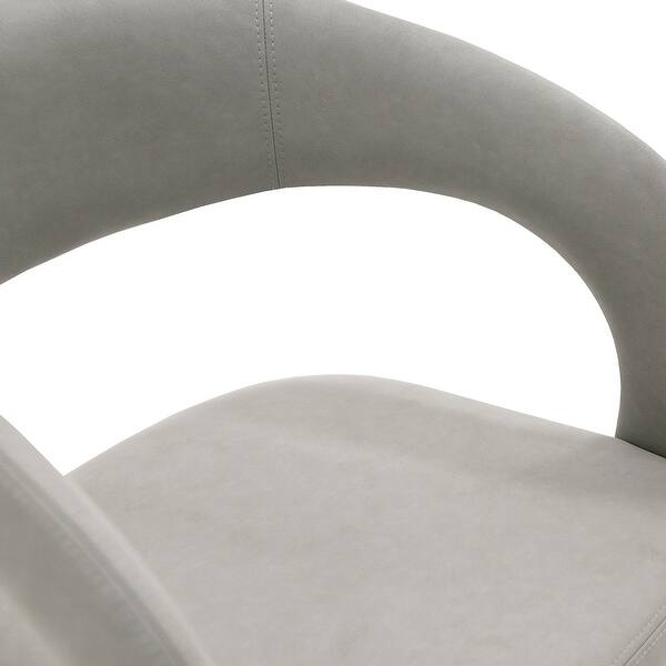 Modrest Faerron Modern Grey Leatherette Dining Chair - On Sale - Bed ...