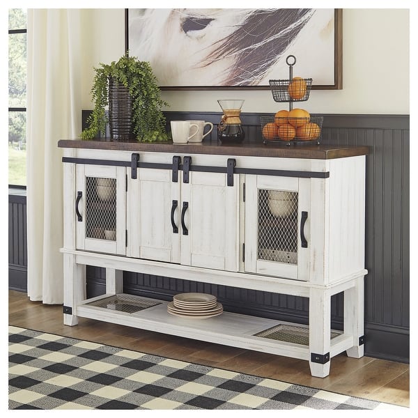 white dining room server