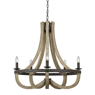 Cal Lighting FX-3590-5 Branson 5 Light Chandelier - Bed Bath & Beyond ...