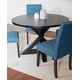 Roundhill Furniture Mytzi 5-piece Dining Set, Cross-Buck Dining Table ...