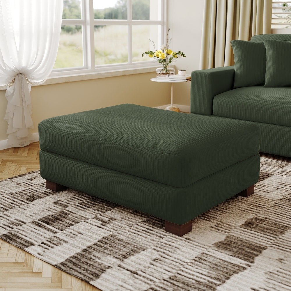 Green cocktail ottoman store