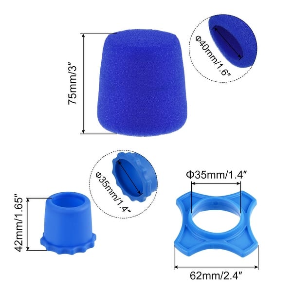 Microphone Cover, Anti Fall Rubber Ring & Mic Bottom Rod Holder Sleeve ...