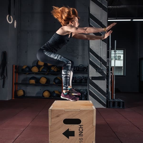 NonSlip/Wooden Plyo Box Easy-to-Assemble Plyometric Jump Box For ...