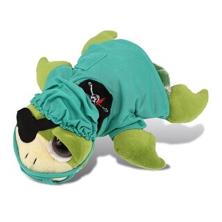 DolliBu Green Pirate Sea Turtle Doctor Plush w/ Scrub Uniform and Cap ...