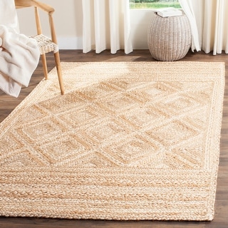 SAFAVIEH Handmade Natural Fiber Heike Diamond Jute Rug - On Sale - Bed ...