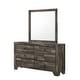 Annis 3 Piece Brown Rustic Platform Bedroom Set - Bed Bath & Beyond ...