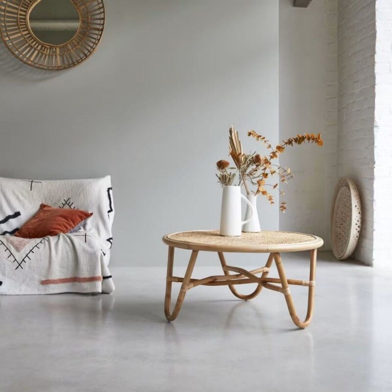 Low rattan table store