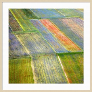Castelluccio Fields 4 by Massimo Della Latta Wood Framed Wall Art Print ...