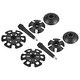 8Pcs Trekking Pole Accessories Set Walking Hiking Stick Snow Mud ...