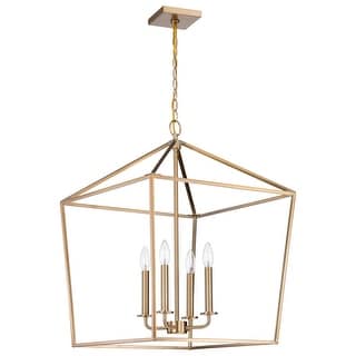 Emma 4 Light Large Pendant Burnished Brass Finish - Burnished Brass ...