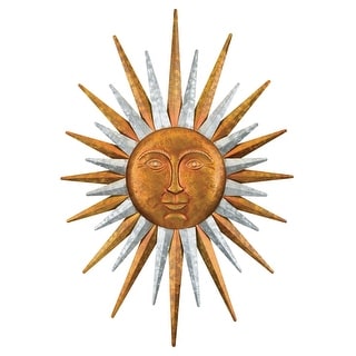 Galvanized Sun Wall Decor - Bed Bath & Beyond - 32970758