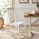 SAFAVIEH Yana Double X-Back Solid Wood Side Chair - 18"W x 22"D x 39"H ...